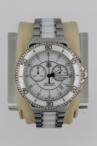 Tag Heuer CAH1213.BA0863 Mens Formula 1 Series Watch White Ceramic 72 ...