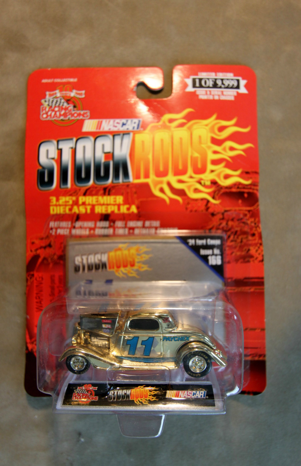 RACING CHAMPIONS NASCAR...STOCKS RODS - '34 FORD COUPE - ISSUE NO 166 ...