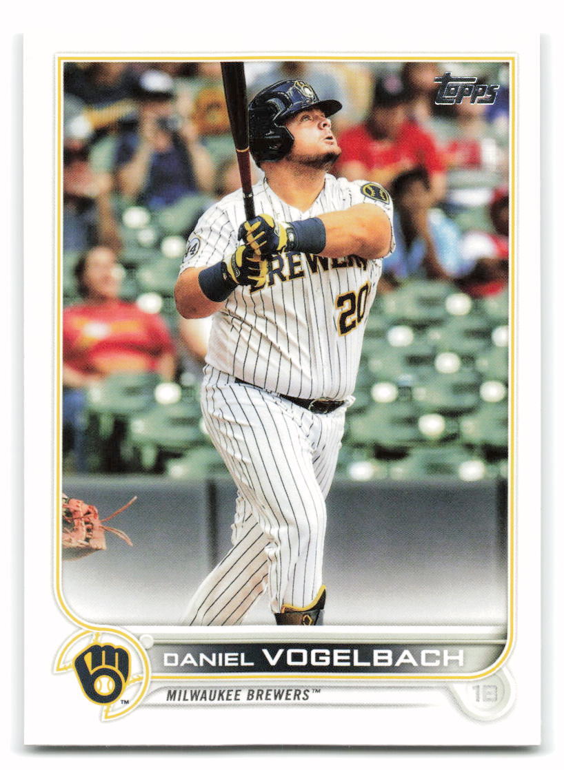 Daniel Vogelbach 2022 Topps BASEBALL #522 Milwaukee Brewers | eBay