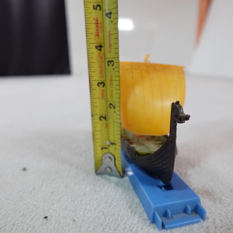 Vintage Eldon Viking Ship Plastic Toy Sailboat 1966 With Stand 5 Inch ...