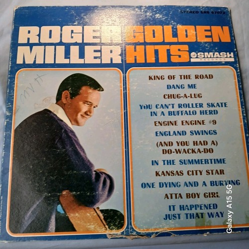 Roger Miller Golden Hits - Record Album - Vintage | eBay