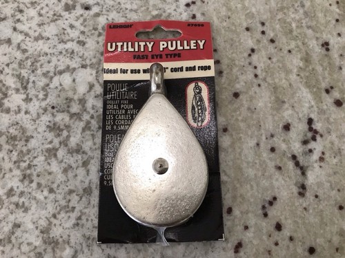 LEHIGH 2” Utility Pulley Fast Eye #7090 Ideal With 3/8” Cord or Rope ...