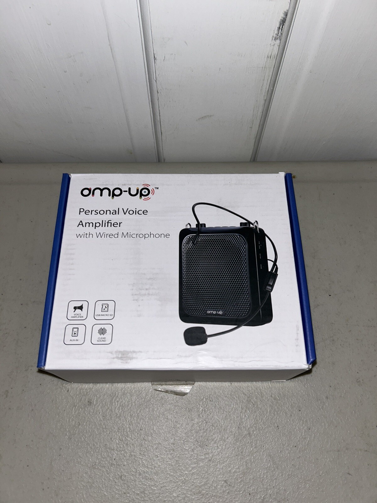 HamiltonBuhl Amp-Up! Personal UHF Voice Amplifier w/ Wired Microphone ...