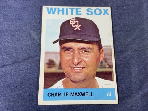 V4-50 BASEBALL CARD - CHARLIE MAXWELL CHICAGO WHITE SOX - 1964 TOPPS ...