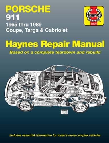 Porsche 911 Coupe, Targa & Cabriolet 1965-89 by J H Haynes: Used ...