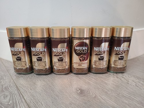 6 x NESCAFE Gold Medium Roast Instant Coffee, 100g Jar | eBay