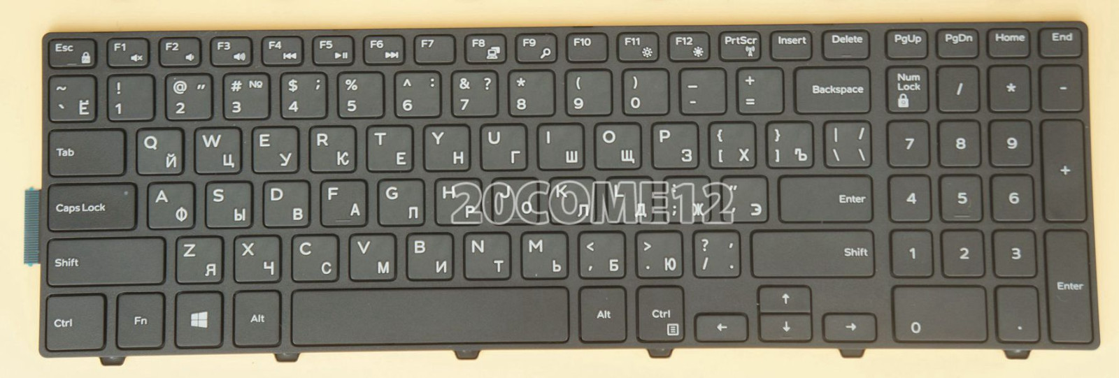 New for Dell Inspiron 5758 5755 5759 7557 7559 Keyboard Russian No ...