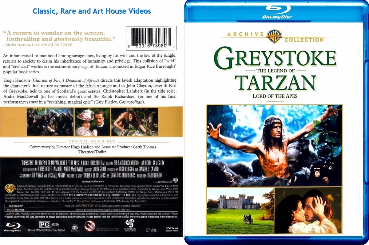 Greystoke The Legend Of Tarzan Blu Ray