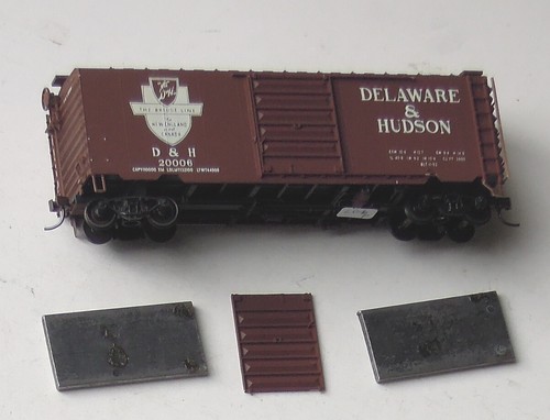 d407 HO DH Delaware Hudson 40' box car for repair | eBay