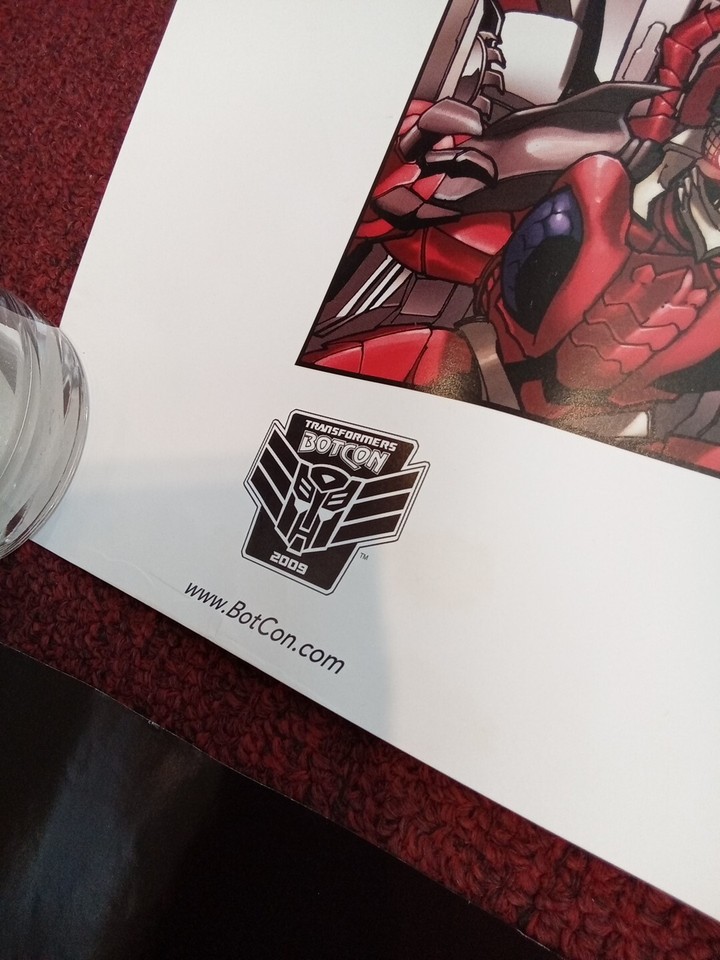 Transformers Botcon 2009 Twenty Five Poster Lithograph Plus Extra ...