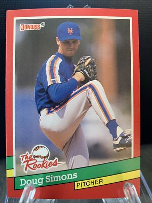 1991 Donruss The Rookies Doug Simons Rookie New York Mets #26 | eBay