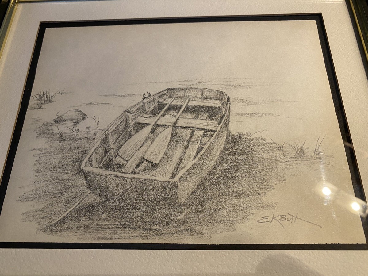 Row Boats Drawing