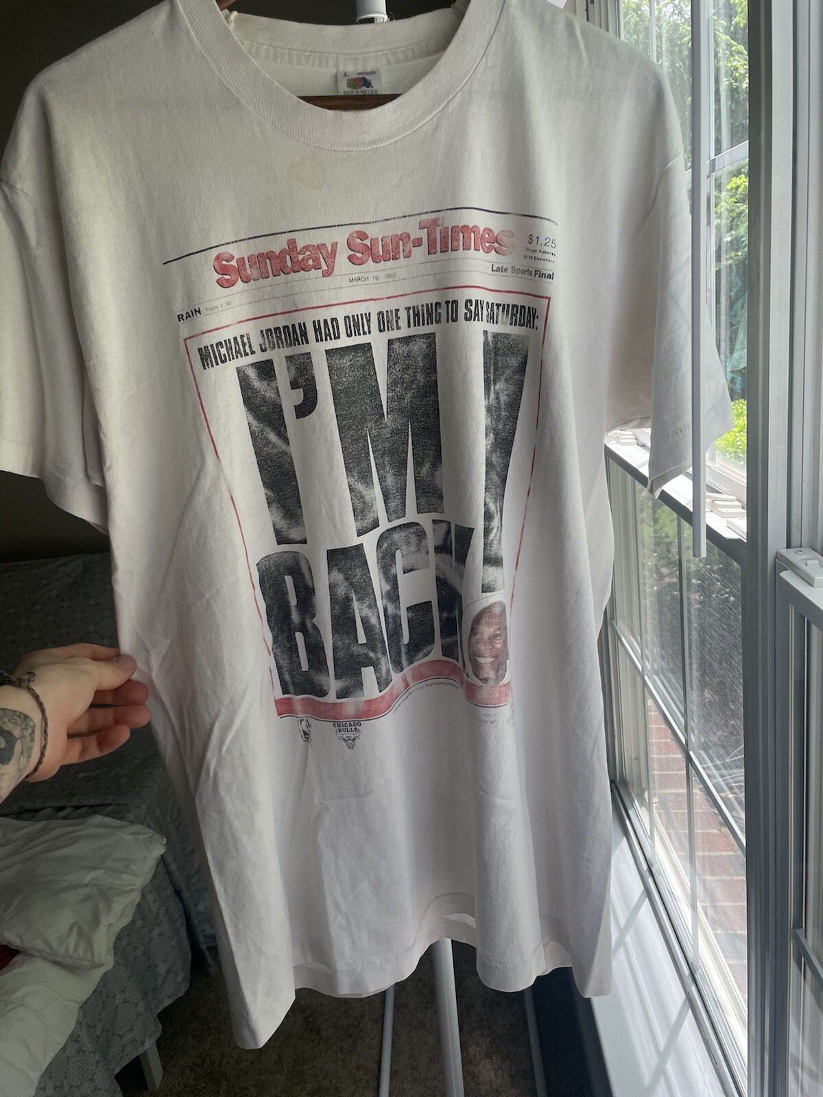 RARE VINTAGE 1995 MICHAEL JORDAN RETURN SHIRT FRUIT O… - Gem