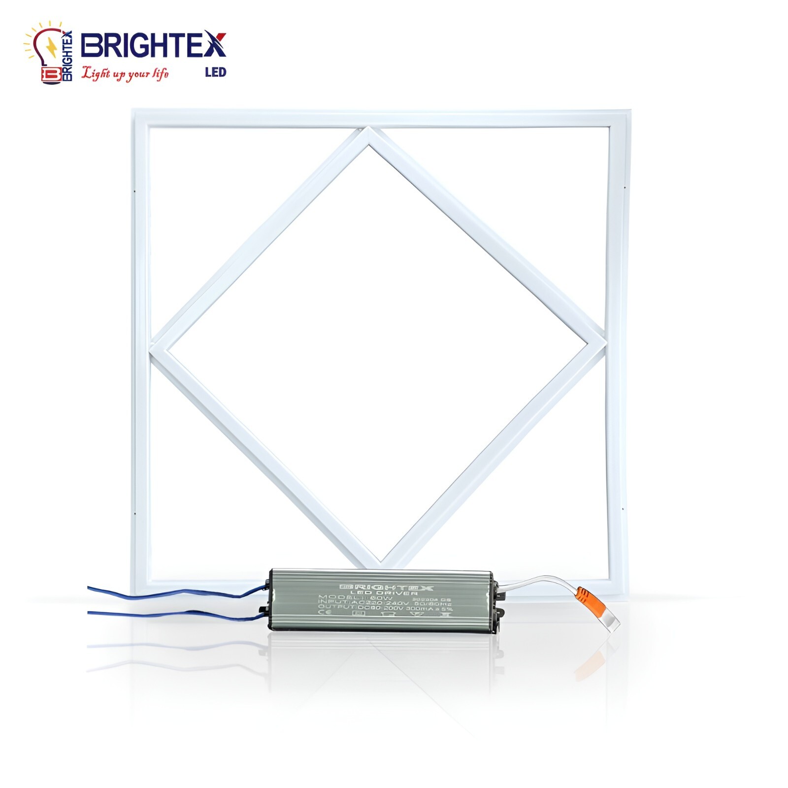 Led Panel Light 600X600MM Frame Lights Border 60W Diamond Recessed ...