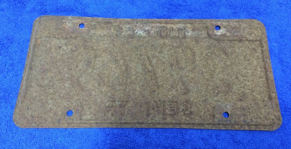 1989 Indiana Semi Tr License Plate, 39769 | eBay