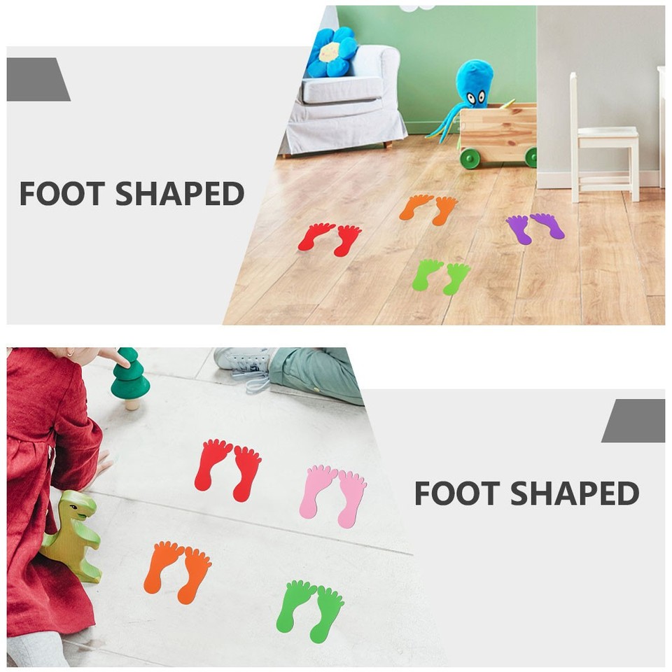 12 Pairs Footmark Stickers For Kindergartens Lovely And Practical ...