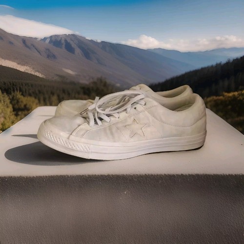 Converse One Star Low Tops Retro Skateboarding Shoes Light Blue Unisex ...