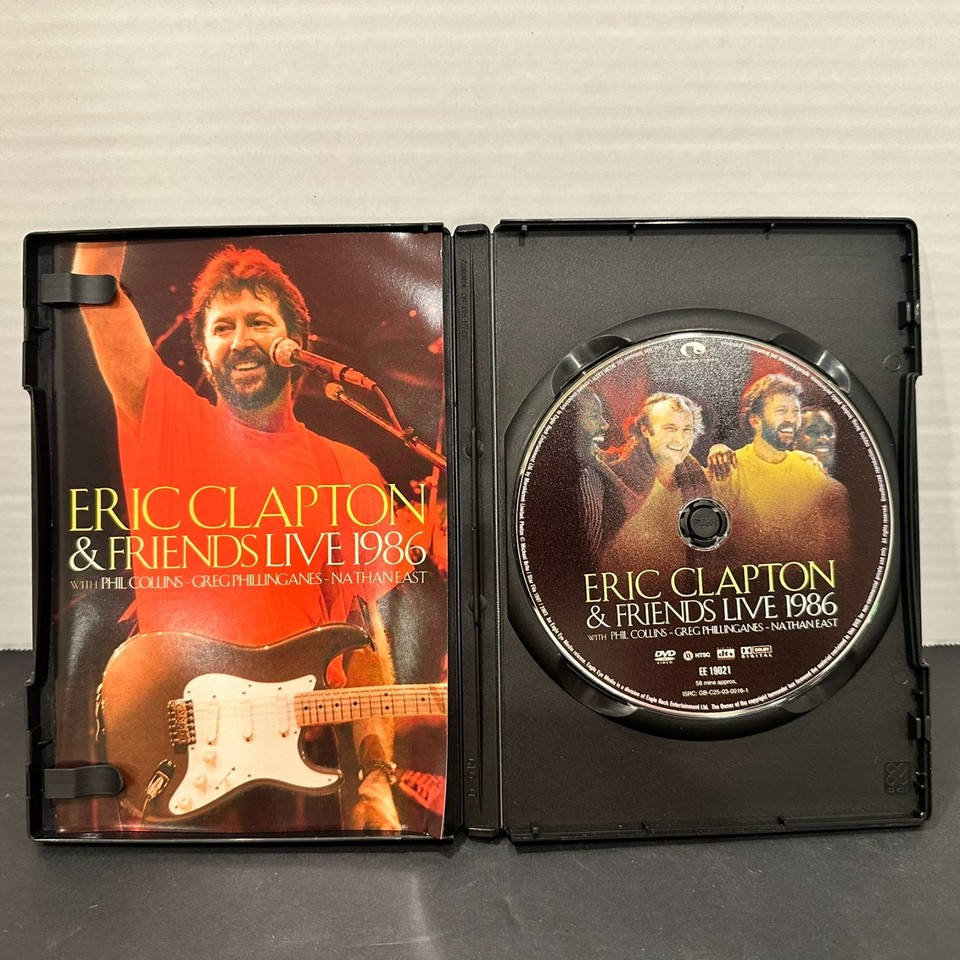 Eric Clapton & Friends Live 1986 DVD Phil Collins Layla White Room NTSC ...