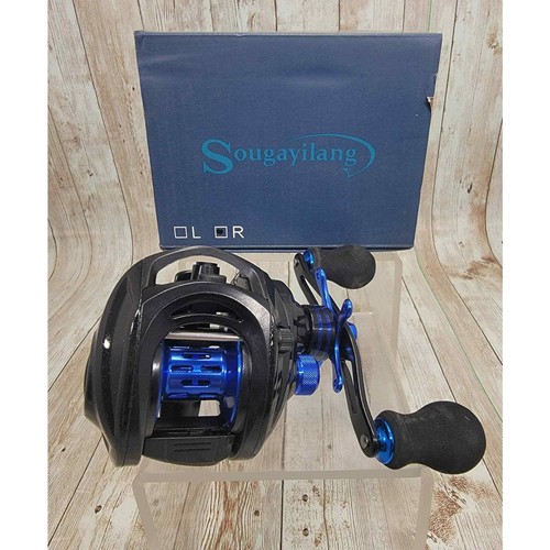 Sougayilang Baitcasting Right-Handed Fishing Reel Anti-Reverse Ball ...