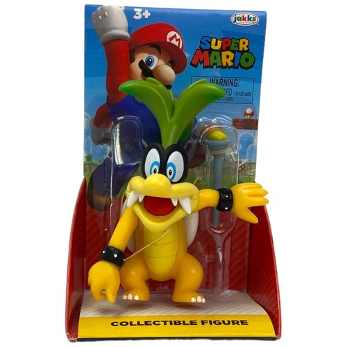 Super Mario Iggy Koopa Collectible Figure 2019 Jakks Pacific Sealed New ...