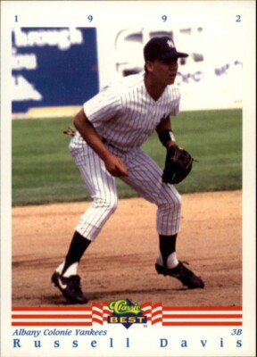 1992 Classic/Best Card # 115 Russell Davis Albany Colonie Yankees MINT ...