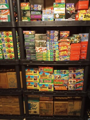 Lot Of Vintage NFL Football Trading Cards In Unopened Factory Sealed ...