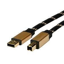 ROLINE GOLD Câble USB 2.0, Type A-B 3,0m | eBay
