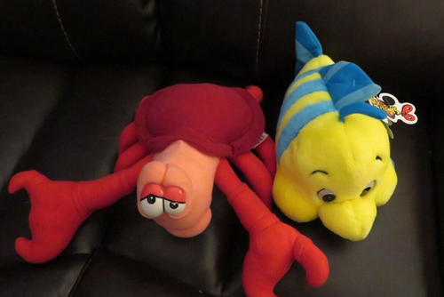 Vintage The Little Mermaid Disneyland Disney World Plush Sebastian ...