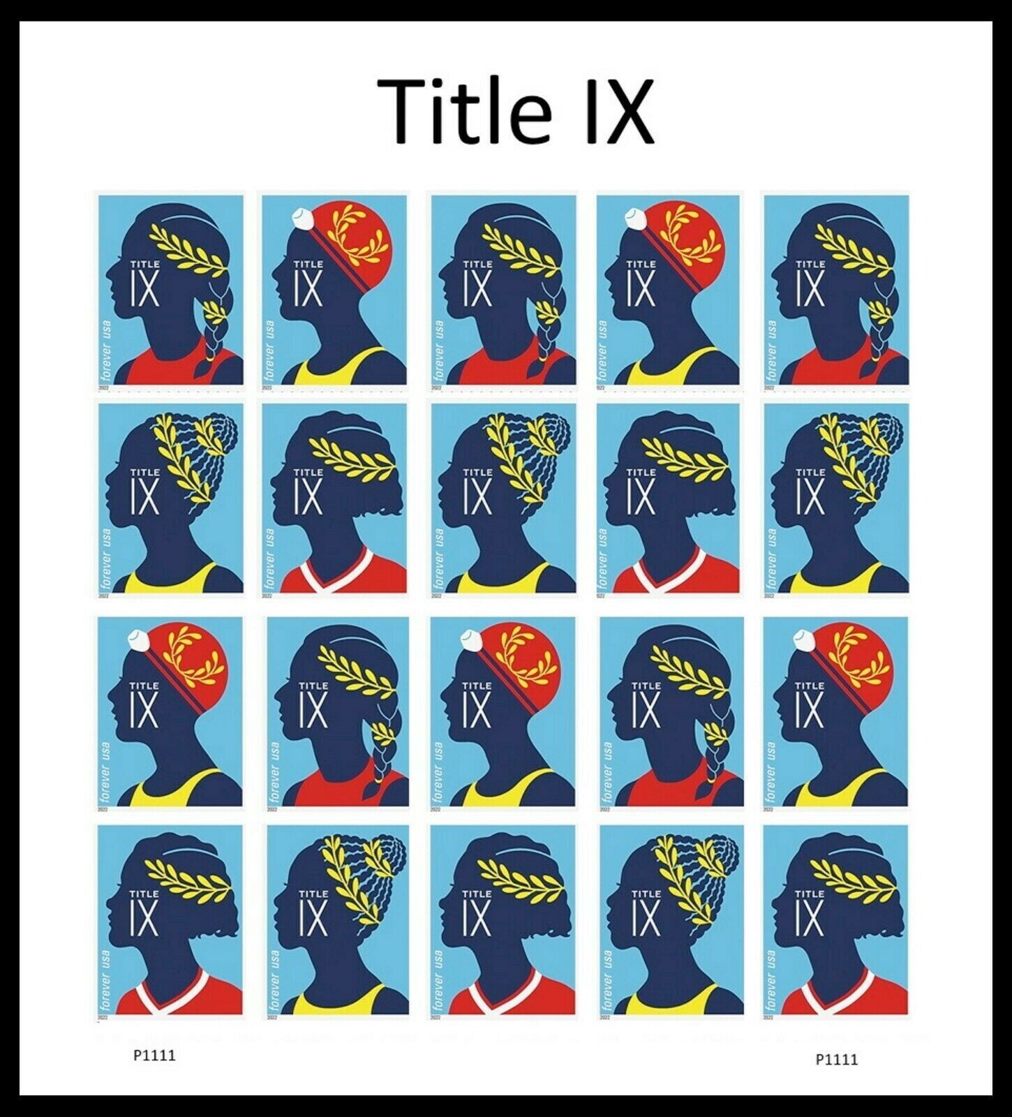 US Title IX- NDC/Imperf. Mint Sheet Of 20 Stamps. MNH 2022. Ships after ...