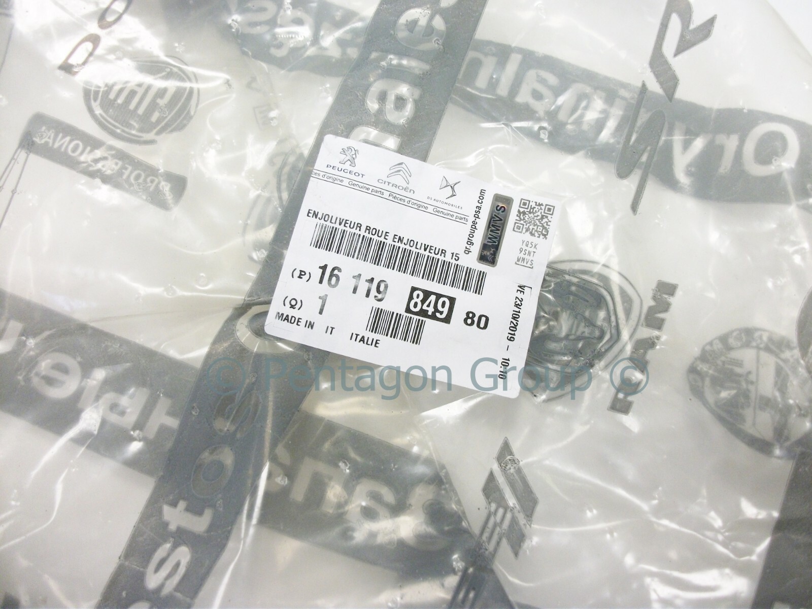 Genuine Peugeot Boxer Mk3 Set Of 4 15" Steel Wheel Centre Cap Cover ...