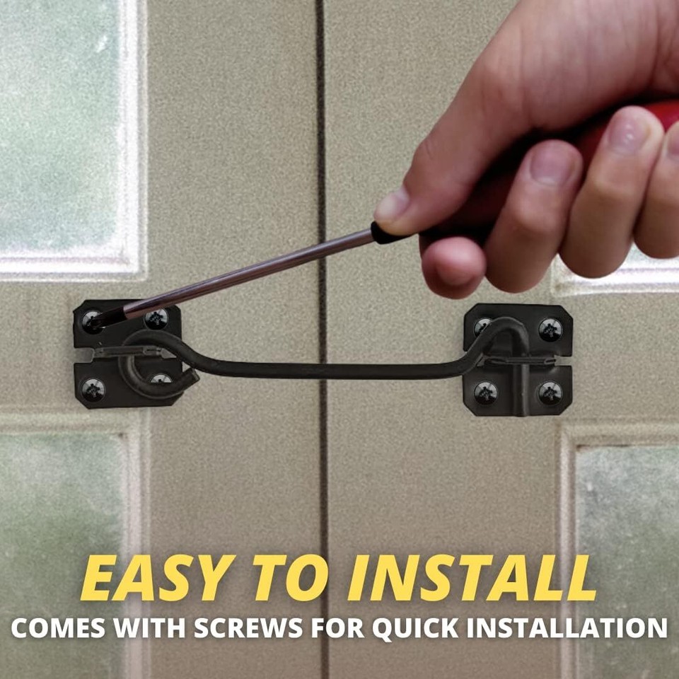 Heavy Duty Garden Gate Bolts Brenton Tower Cabin Hook Auto Gate Latch ...