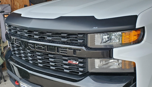 MATTE BLACK Bug Shield (2021 SILVERADO 1500) Bug Deflector Hood ...