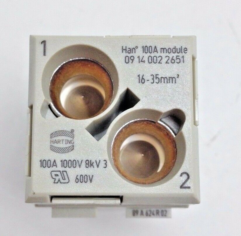 Harting 09 14 002 2651 Han 100A Module #5694 | eBay