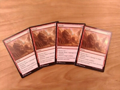 x4 Abrade - Hour of Devastation MTG - Magic the Gathering - Playset ...