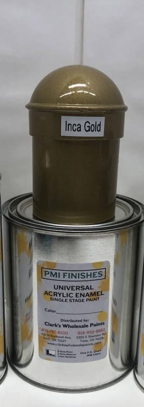 Inca Gold Quart Single Stage ACRYLIC ENAMEL Car Auto Paint | eBay