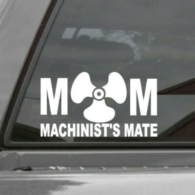 MM Machinist's Mate U.S.NAVY Vinyl Window Decal Sticker | eBay