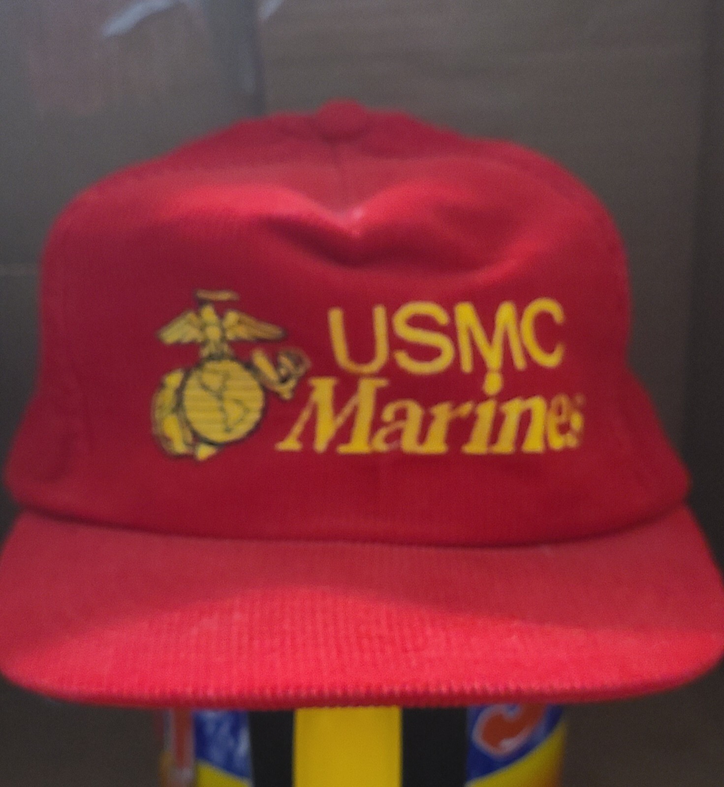 vintage USMC Marines red corduroy snapback - Gem