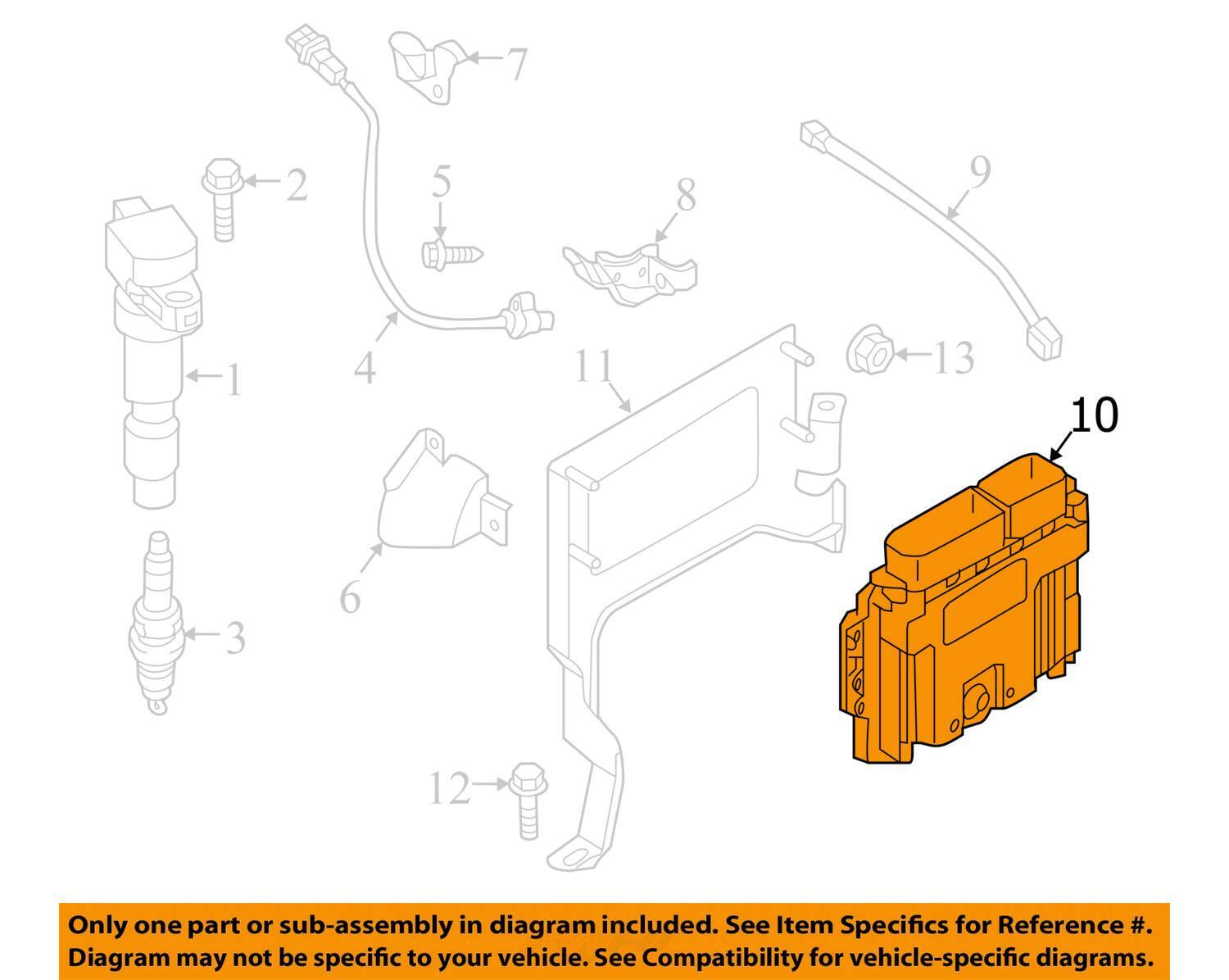 Engine ECM Electronic Control Module 2.4L VIN 3 Fits 16-18 OPTIMA ...