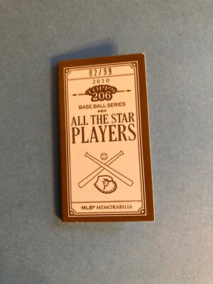 2010 Topps T206 Relic Book Card MBR-21 Pedroia / Youkilis 82/99 | eBay