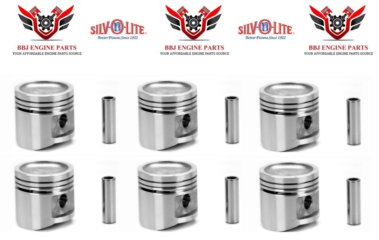 Chevrolet GMC 292 Inline 6 Cyl 1963-1989 Silvolite Hypereutectic Piston ...
