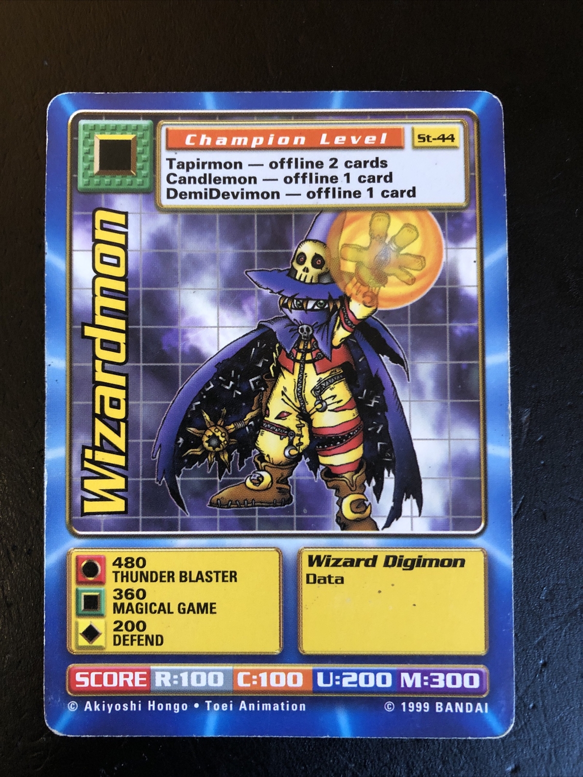 Wizardmon Card