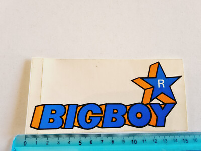 Autocollant Bigboy Big Boy Timbre Adhesive Vintage 80s Original | eBay