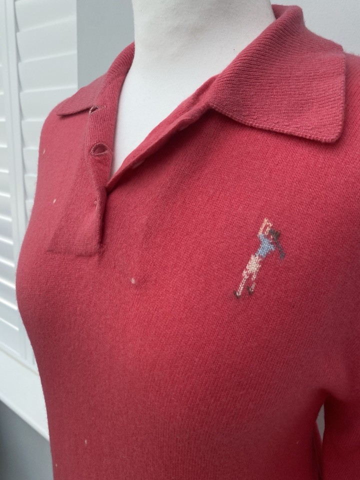 Vintage PGA PRINGLE 100% SCOTTISH Cashmere Jumper Medium M - Women’s ...
