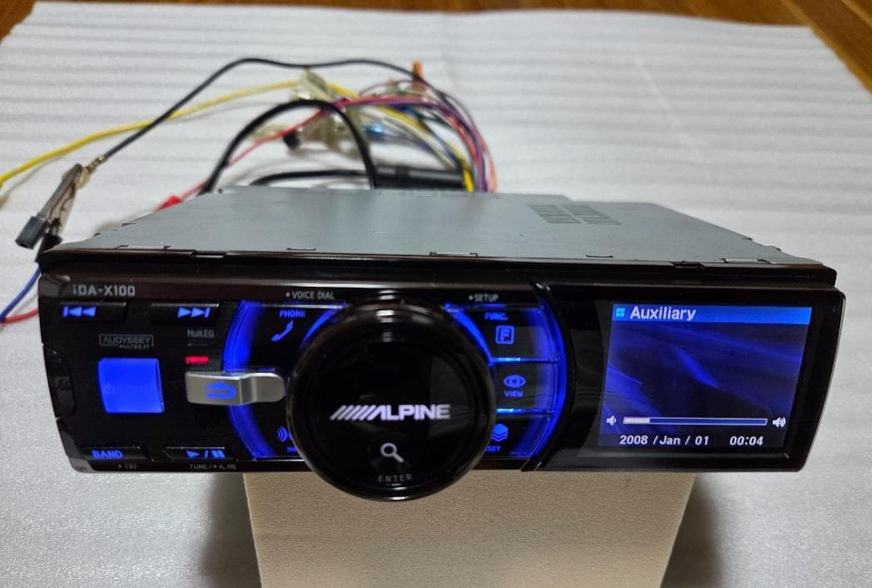 ALPINE iDA-X100 MP3 USB Player Added Bluetooth Car Audio Receiver ...