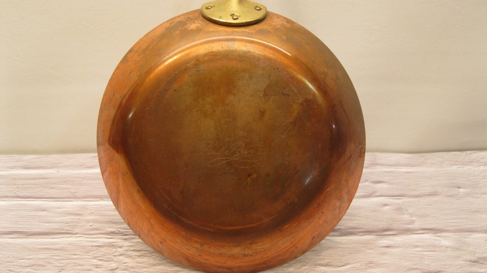 Paul Revere Ware Vintage 1801 Copper Stainless Steel 8.5 inch Skillet ...