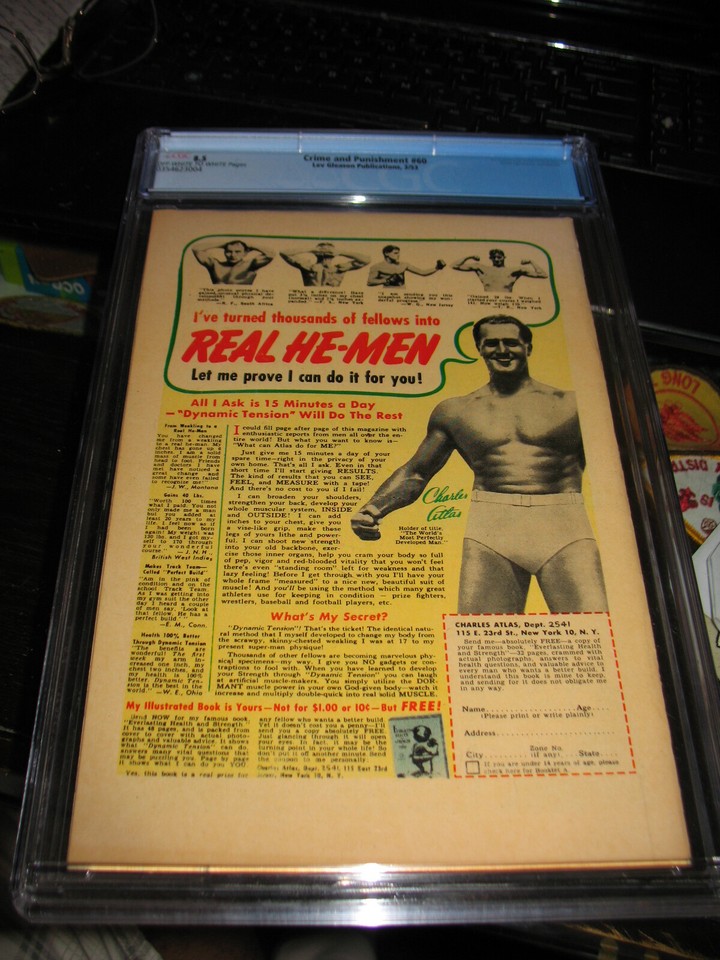 1953 CRIME AND PUNISHMENT #60 CGC 8.5 ~Lev Gleason Publications | eBay