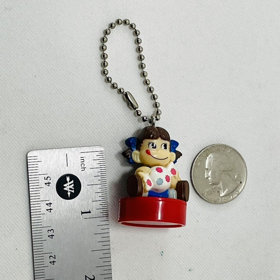 Peko Girl Milky Birthday Ink Stamp Figure Keychain Keyring Candy Kawaii ...