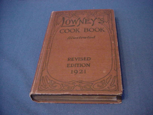 Lowney's Cook Book Illustrated - Revised Edition 1921 | eBay