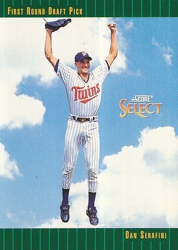 #352 MINNESOTA TWINS DEAN SERAFINI 1st DRAFT BASEBALL CARD SCORE SELECT ...