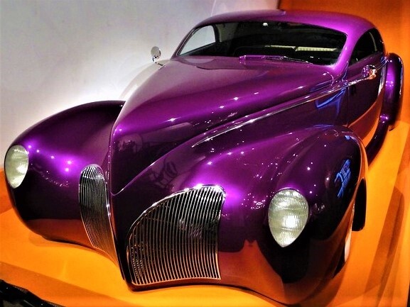 Race Car Classic Custom Built Concept Hot Rod Carousel Purple GT1 ...